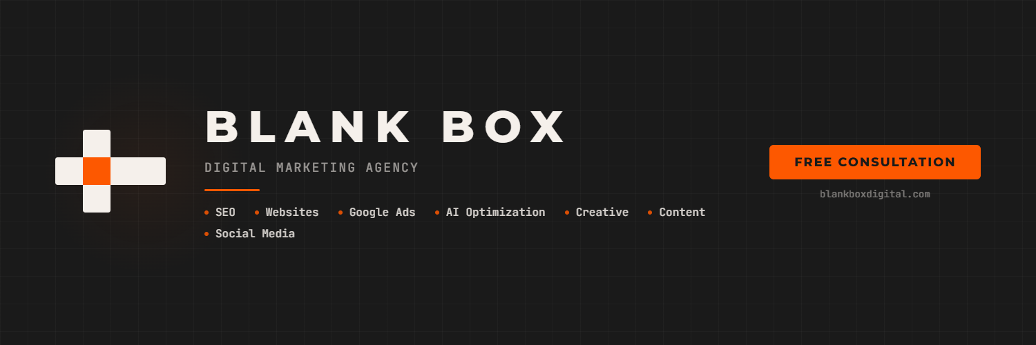 Website Services | Blank Box